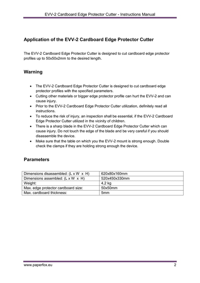 Paper edge protector | PDF