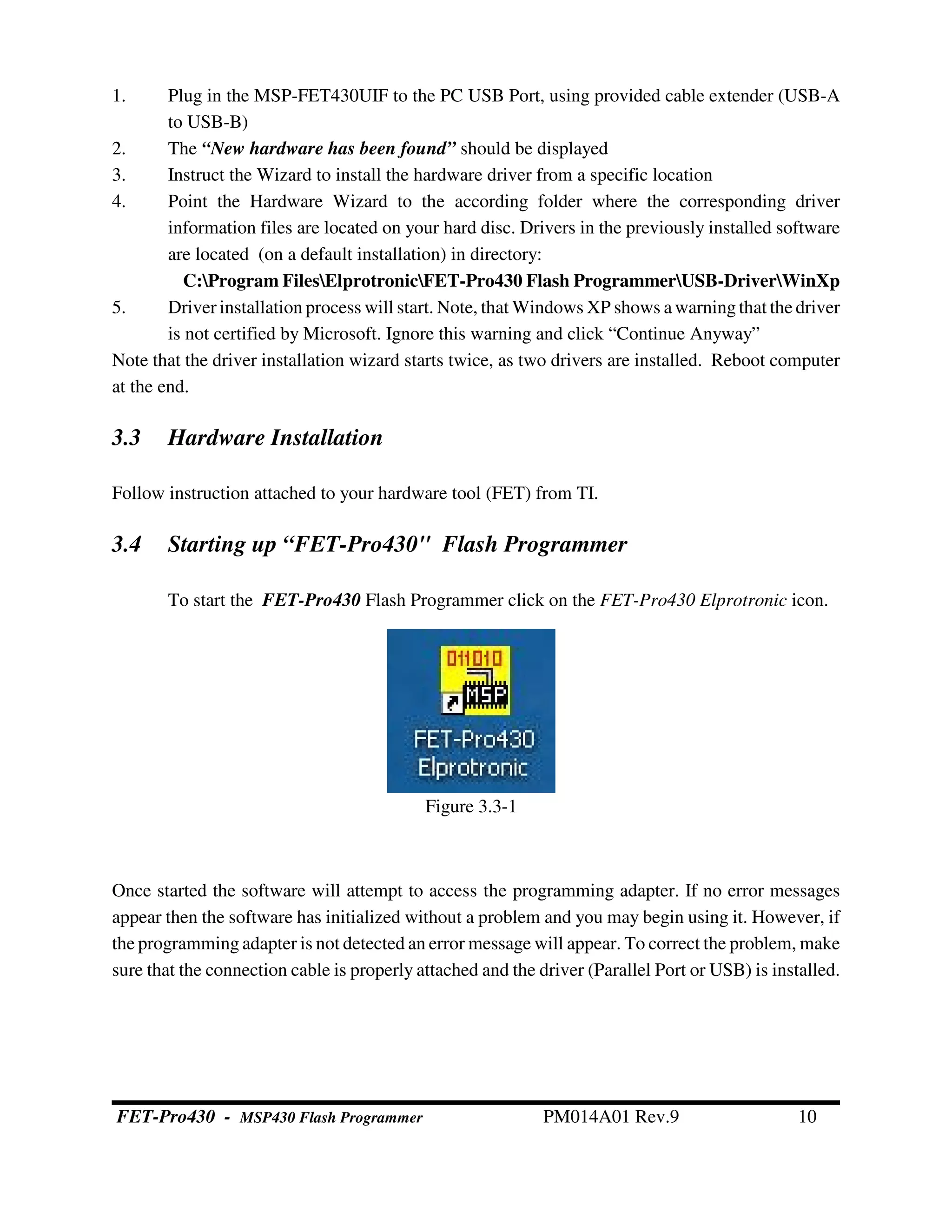 Manual fet-pro430 | PDF