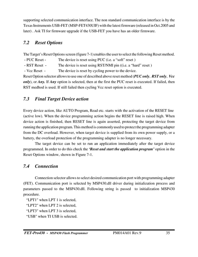 Manual fet-pro430 | PDF