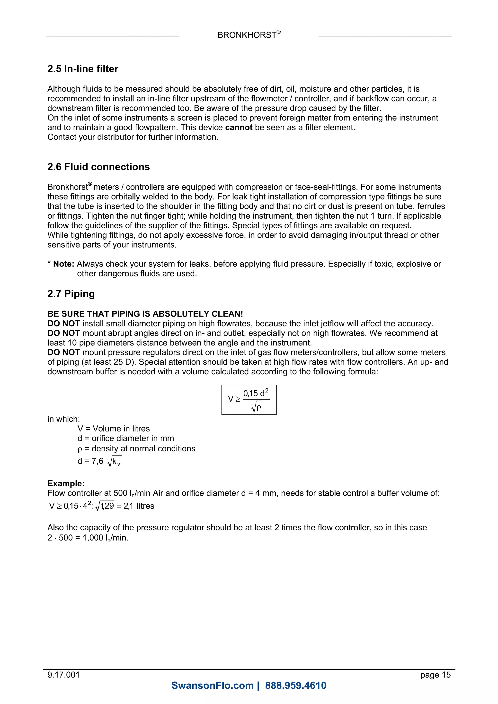 Instruction Manual for Bronkhorst Mass Flow Pressure Meters and ...