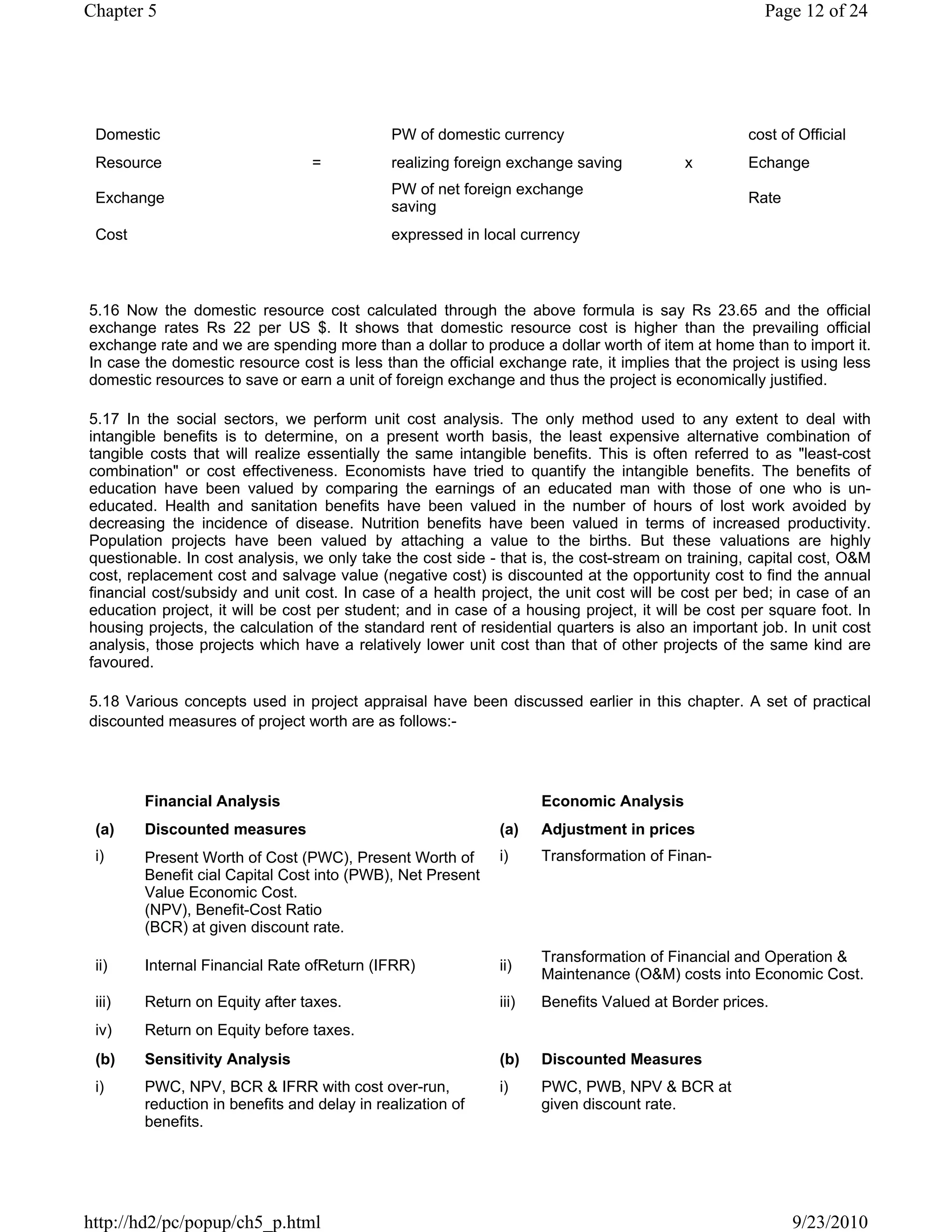 Manual For Development Projects, Planning Commission Pakistan, Developmental Planning ...