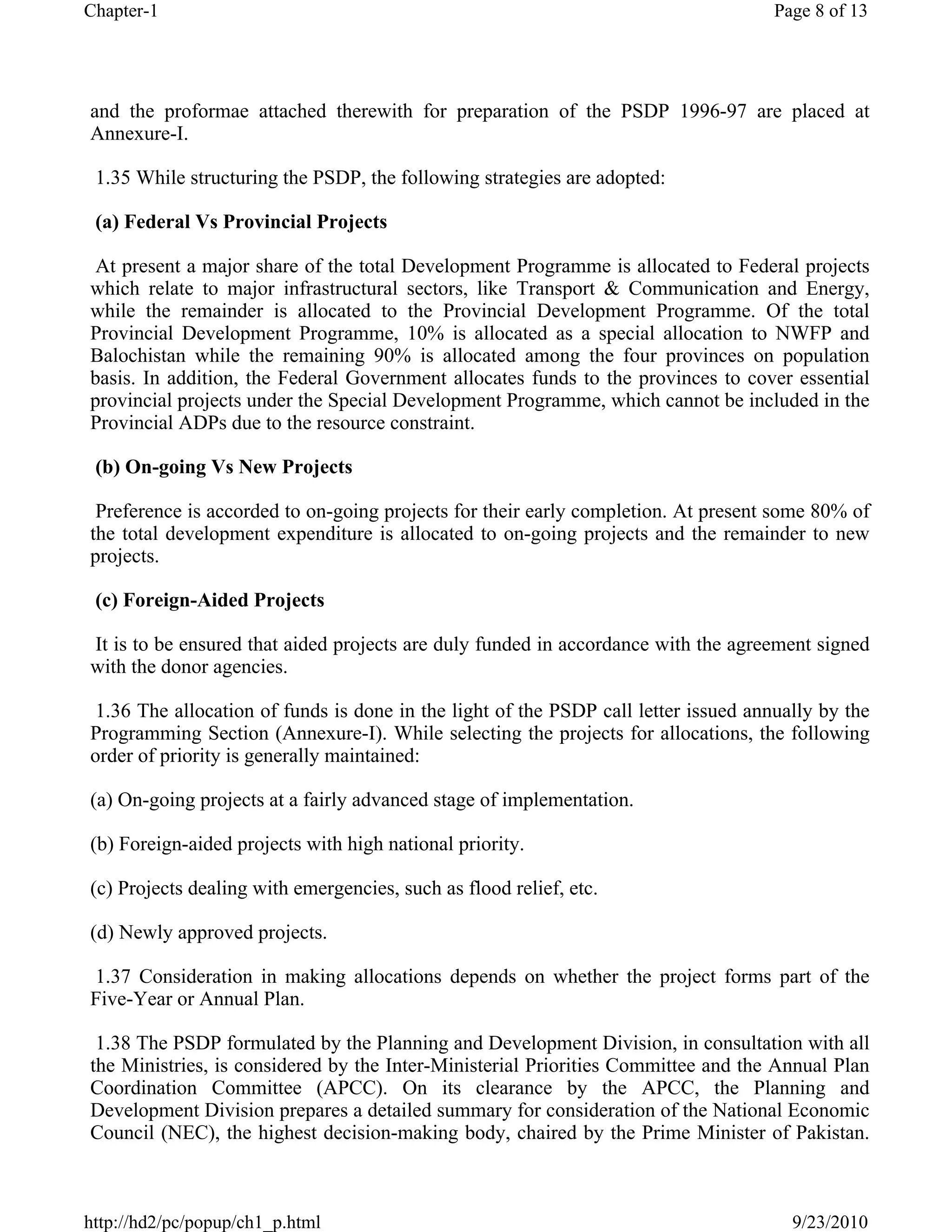 Manual For Development Projects, Planning Commission Pakistan ...