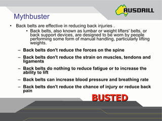 Manual Handling Ppt | PPT