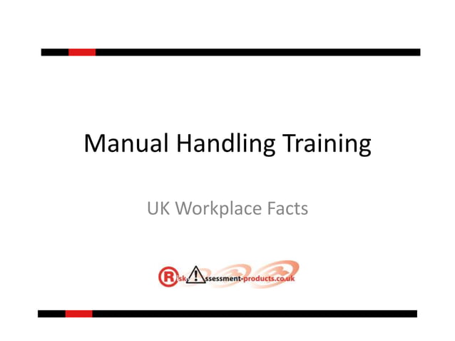 Manual Handling Training powerpoint presentation | PPTX