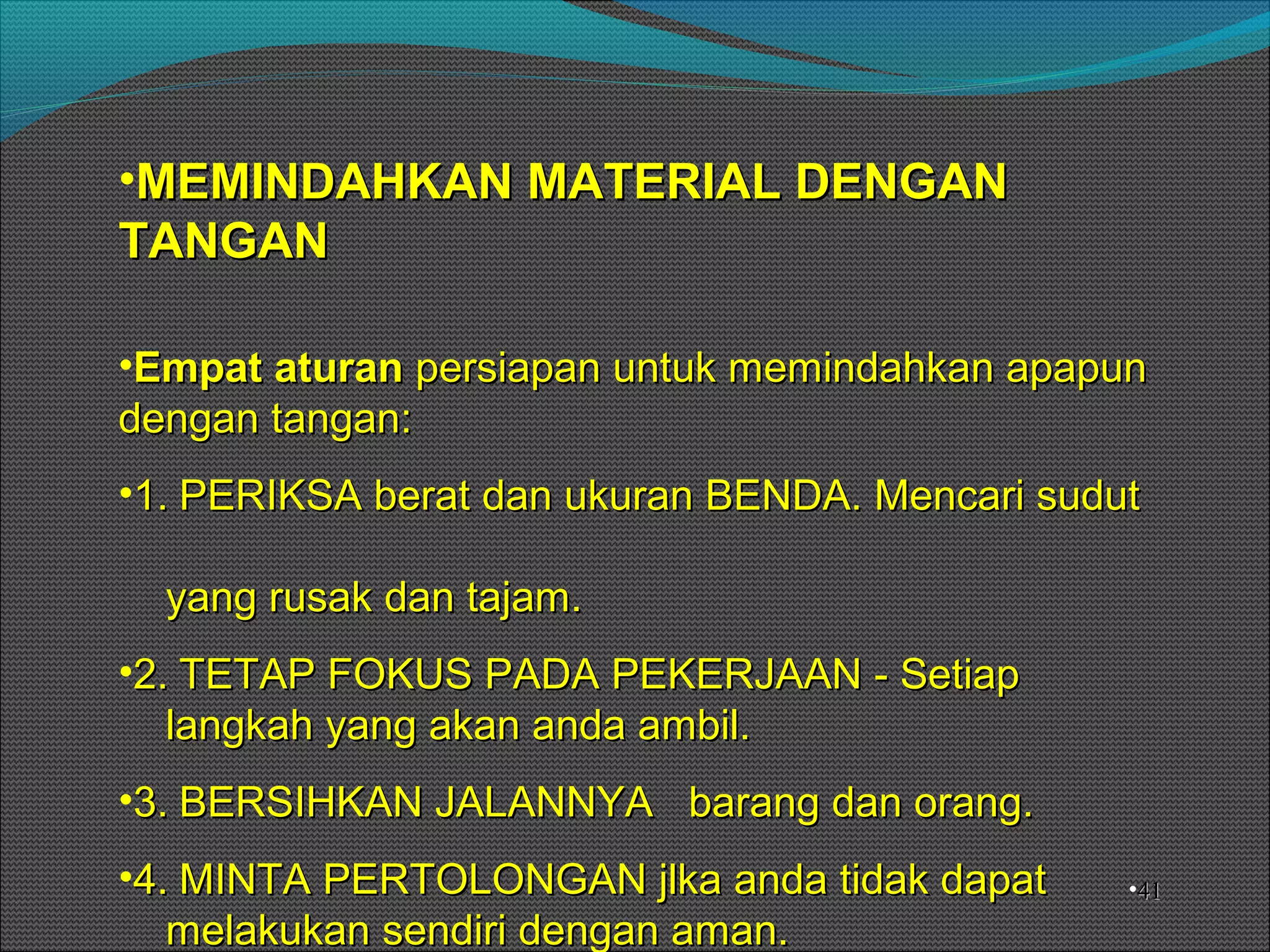 Manual handling K3 | PPT