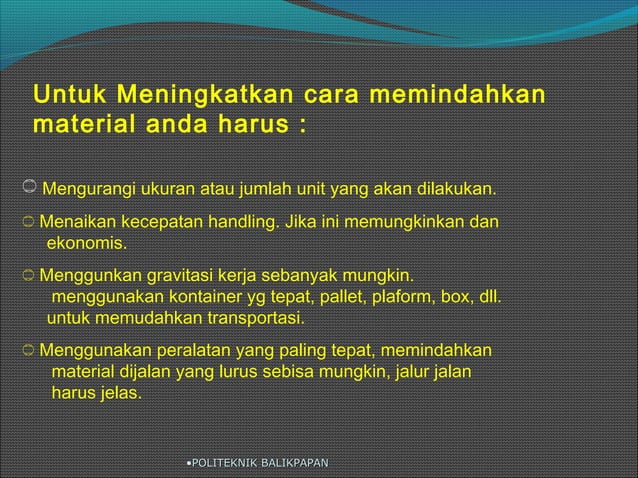 Manual handling K3 | PPT