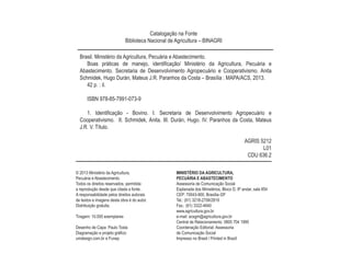 Manual de Identificação de Gado de Corte | PDF