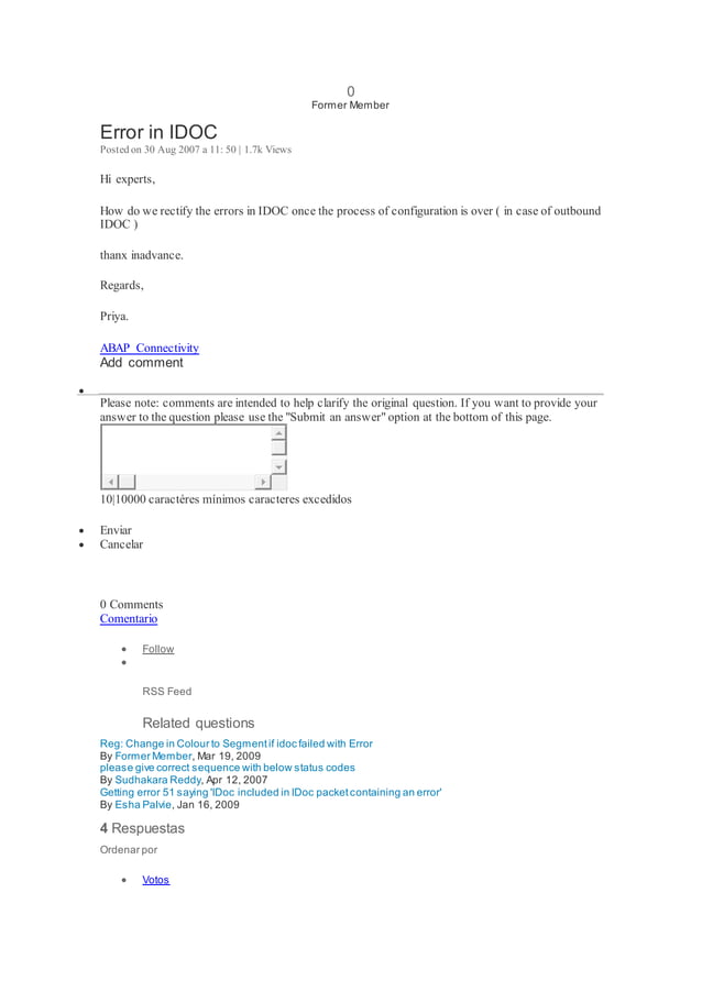 Manual idocs processiing | PDF