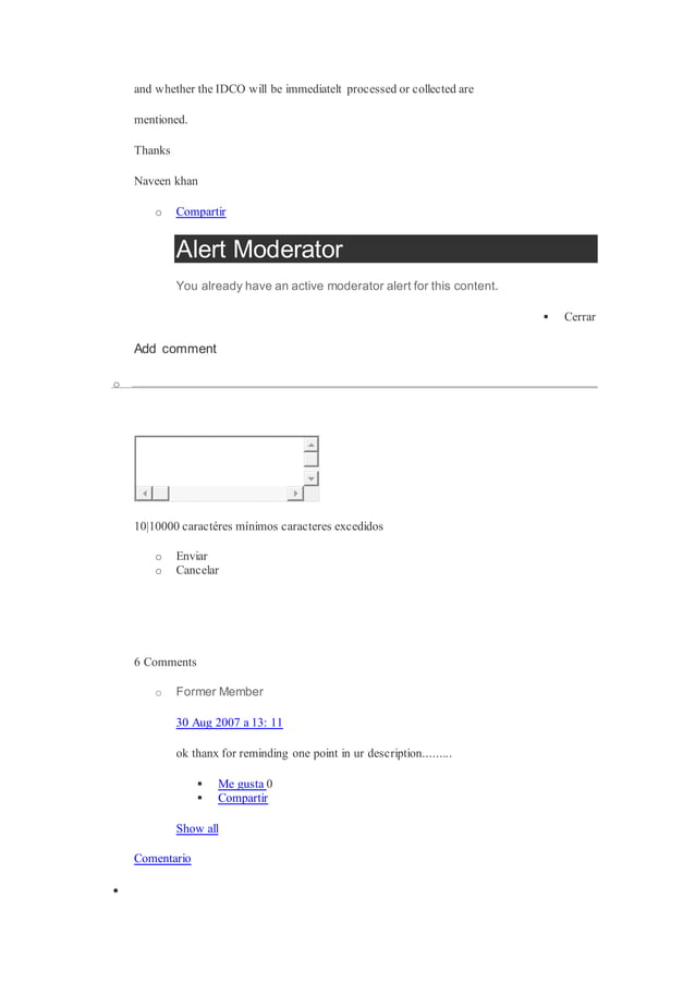 Manual idocs processiing | PDF
