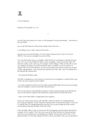 Manual idocs processiing | DOCX