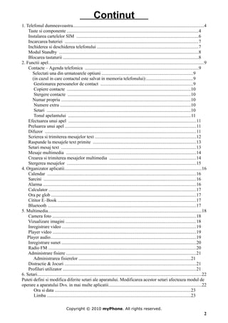 Manual instructiuni-myphone-6680-share | PDF