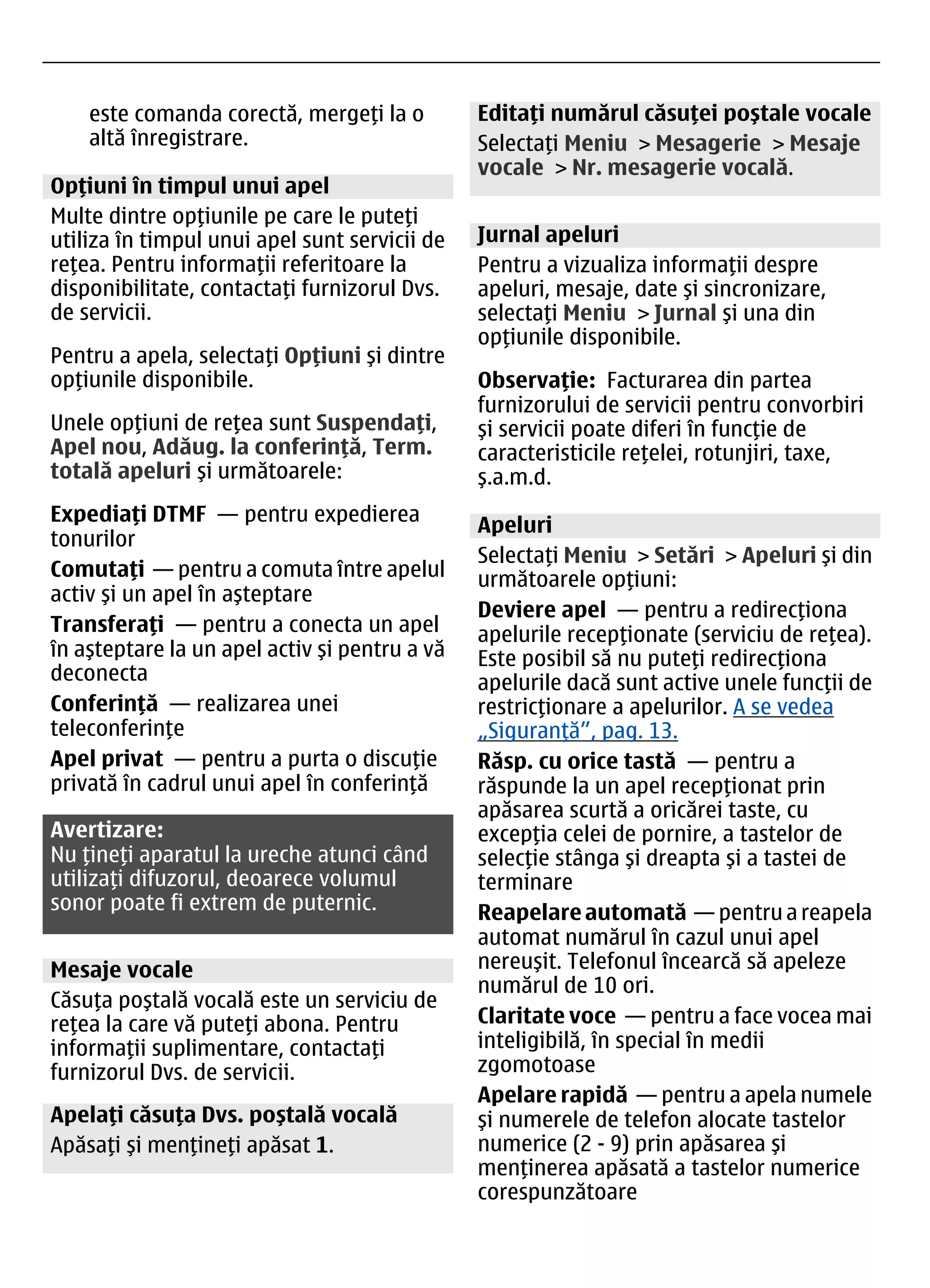 Manual instructiuni-nokia-6303i-classic-gold | PDF
