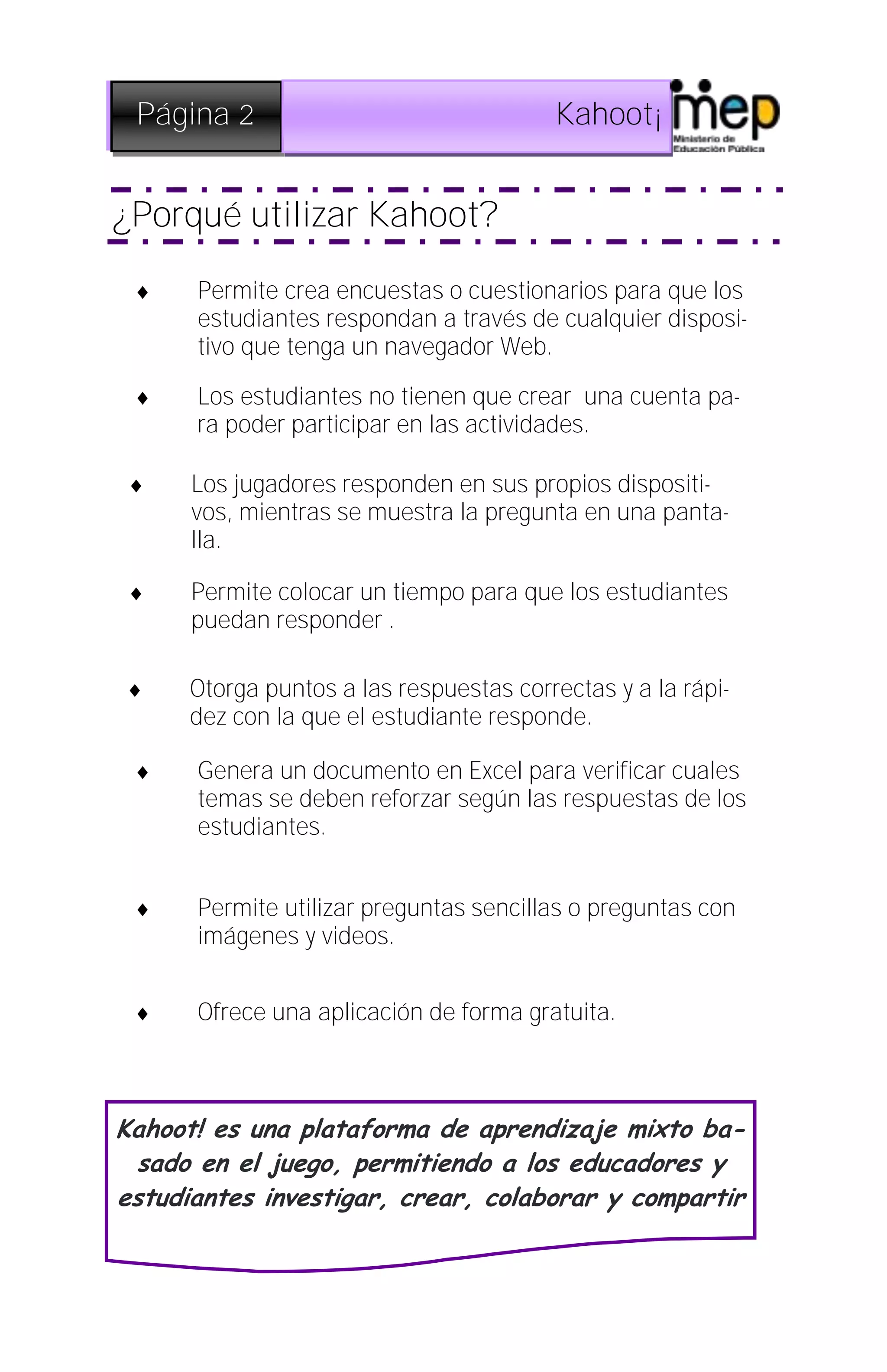Manual kahoot | PDF