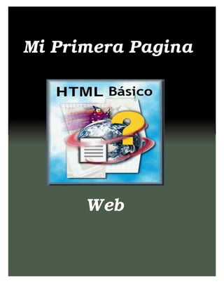 Manual mi primera página en html pre | PDF | Web Design and HTML | Internet