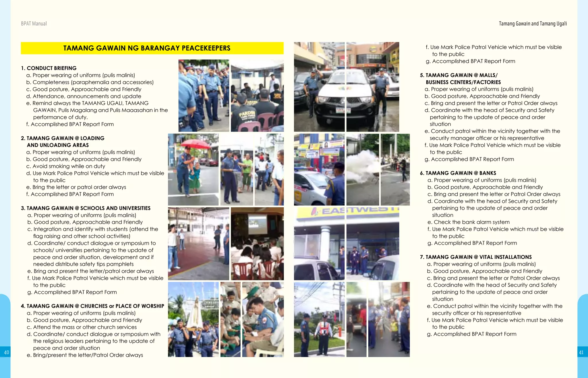 MANUAL ON BARANGAY PEACEKEEPING OPERATIONS - BPAT | PDF