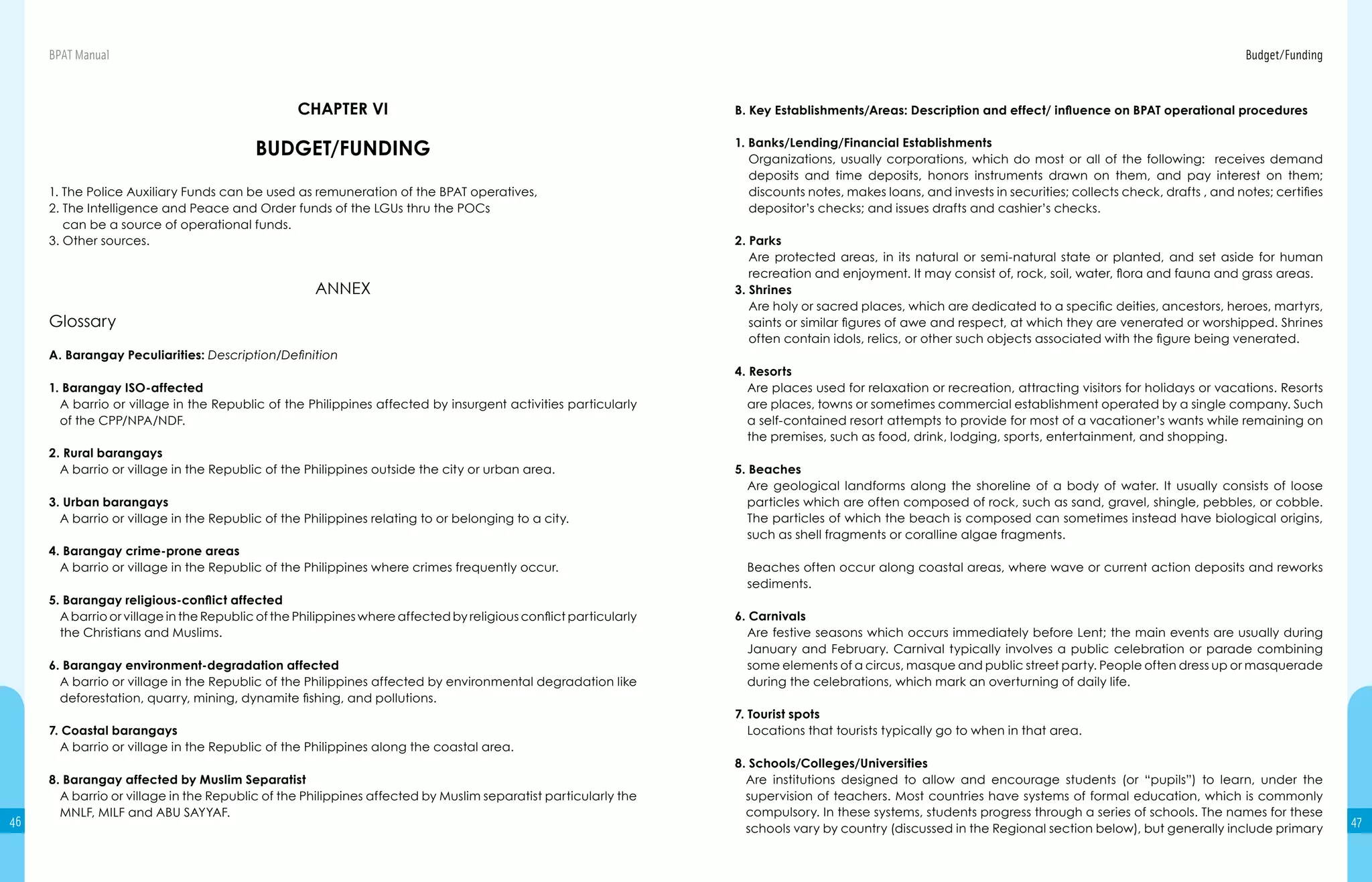 MANUAL ON BARANGAY PEACEKEEPING OPERATIONS - BPAT | PDF