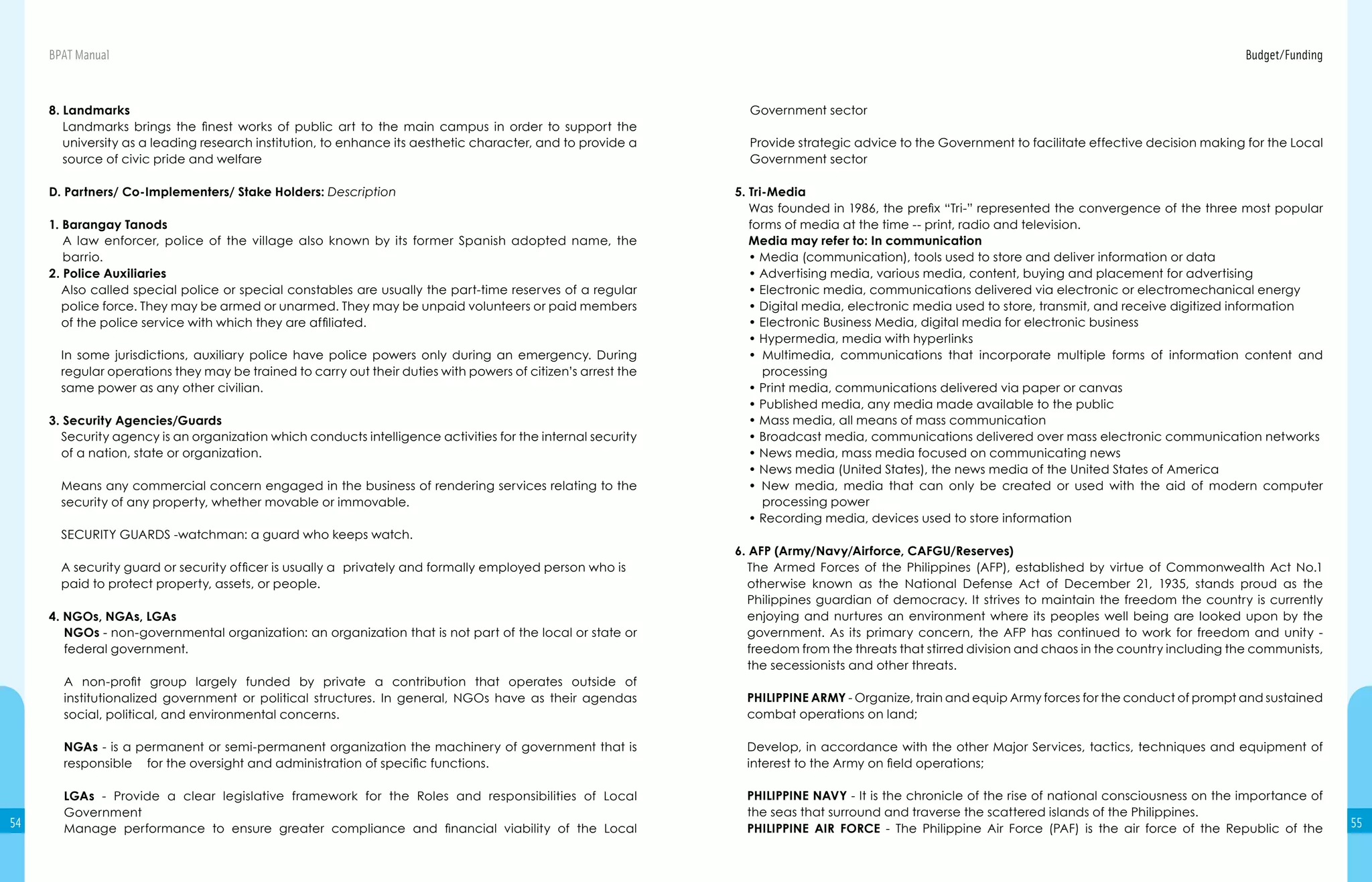 MANUAL ON BARANGAY PEACEKEEPING OPERATIONS - BPAT | PDF