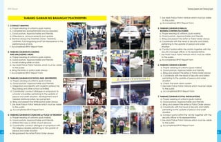 MANUAL ON BARANGAY PEACEKEEPING OPERATIONS - BPAT | PDF