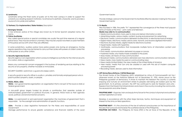 MANUAL ON BARANGAY PEACEKEEPING OPERATIONS - BPAT | PDF