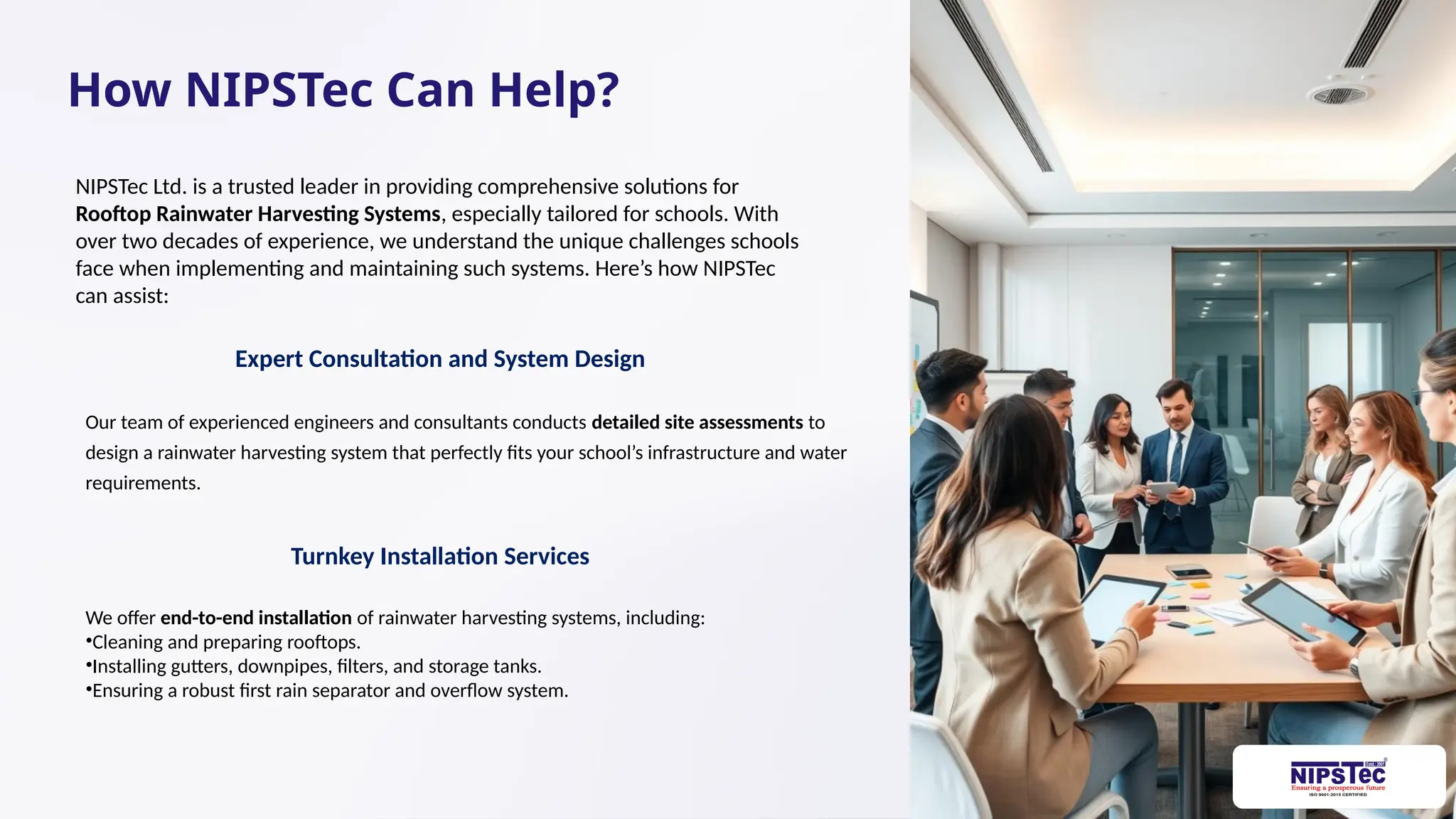 Manual on Rooftop Rainwater Harvesting Systems in Schools | PPTX