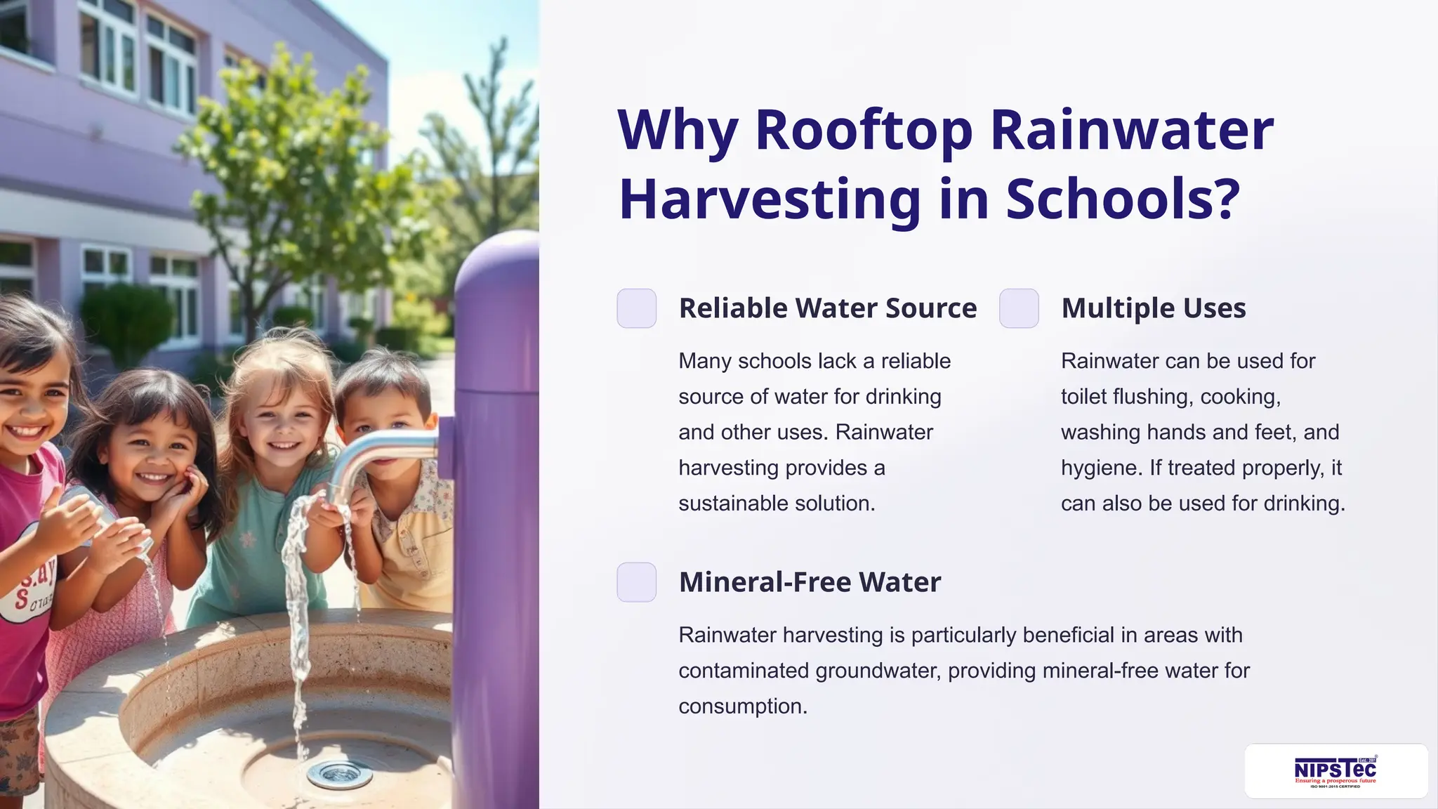 Manual on Rooftop Rainwater Harvesting Systems in Schools | PPTX