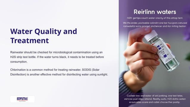 Manual on Rooftop Rainwater Harvesting Systems in Schools | PPTX