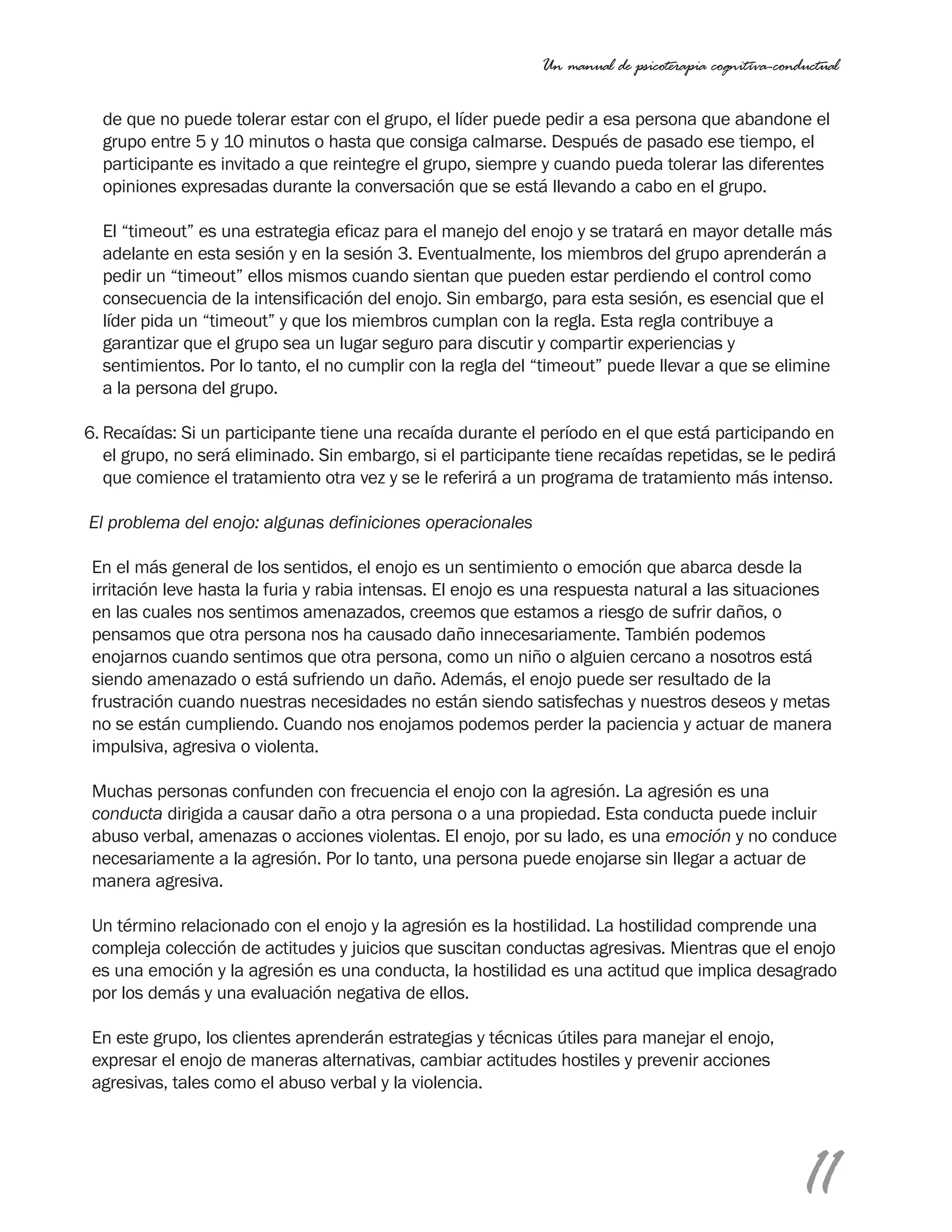 Manual para-el-manejo-del-enojo-cognitivo-conductual | PDF