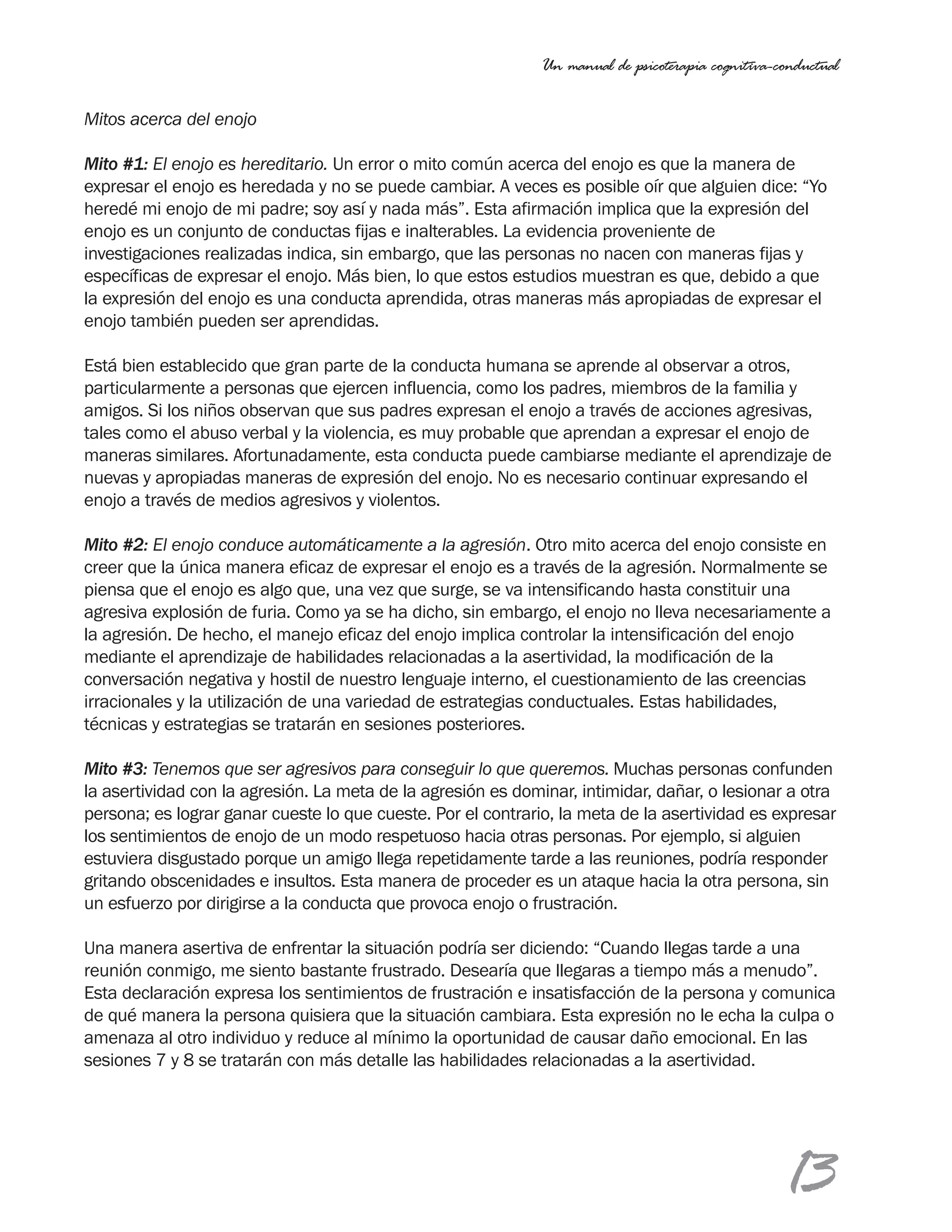 Manual para-el-manejo-del-enojo-cognitivo-conductual | PDF