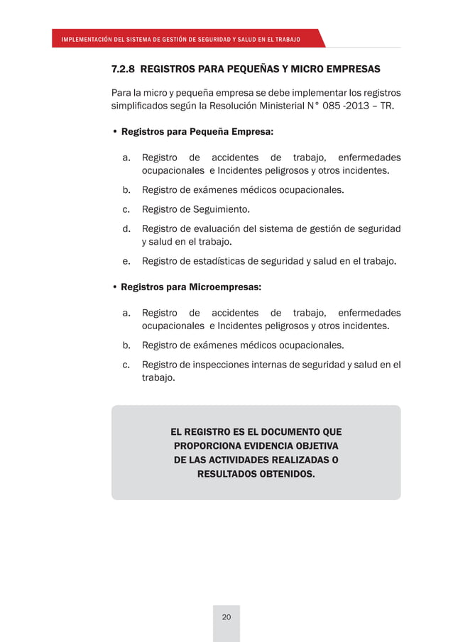 Manual Para La Implementacion Del Sistema De Gestion En Seguridad Y