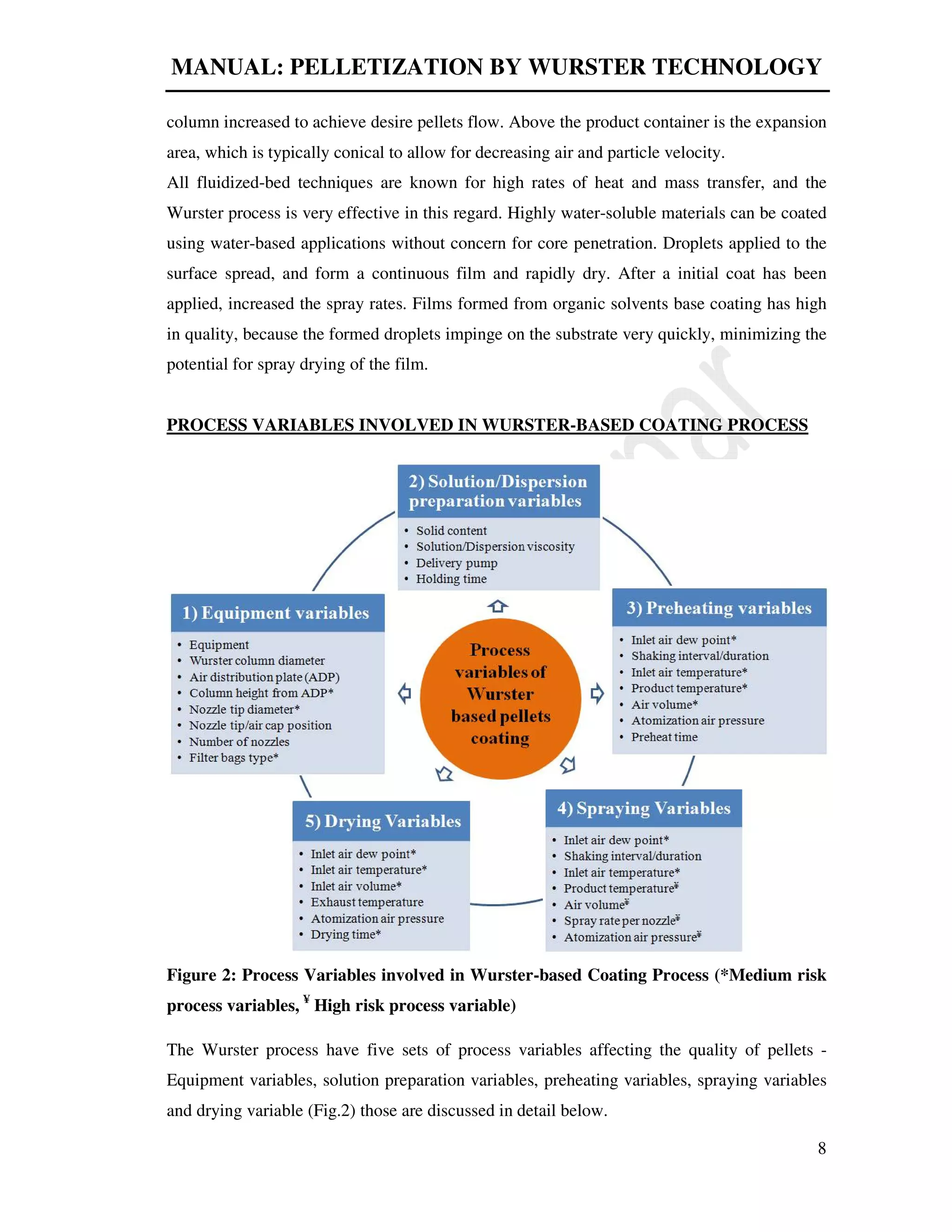 Manual : Pelletization by Wurster Technology | PDF