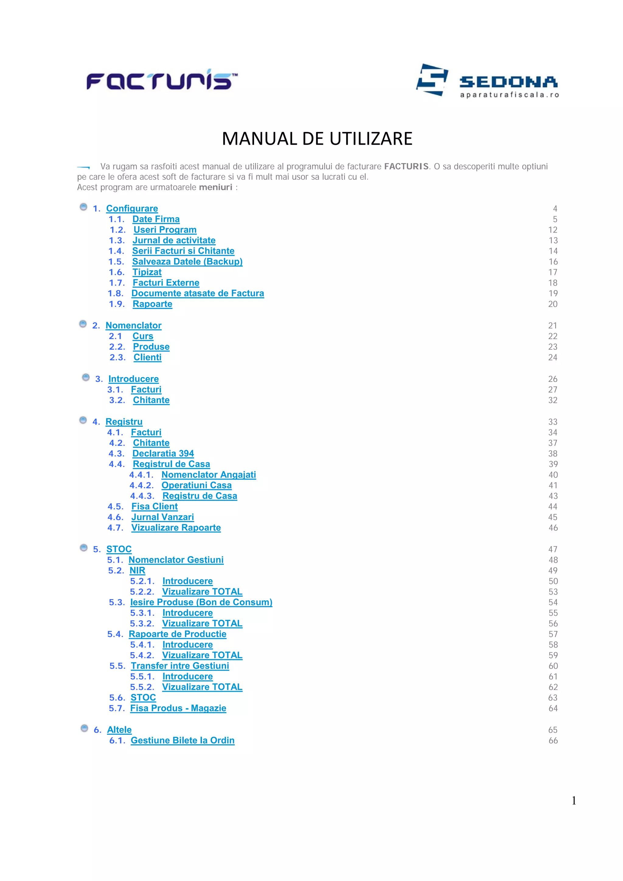 Manual pentru-programul-facturis | PDF