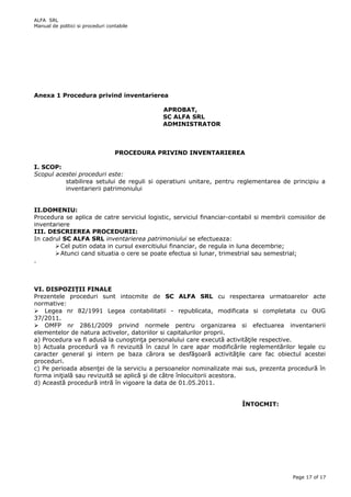 Manual politici-si-proceduri-contabile-sc-srl-schita | DOC