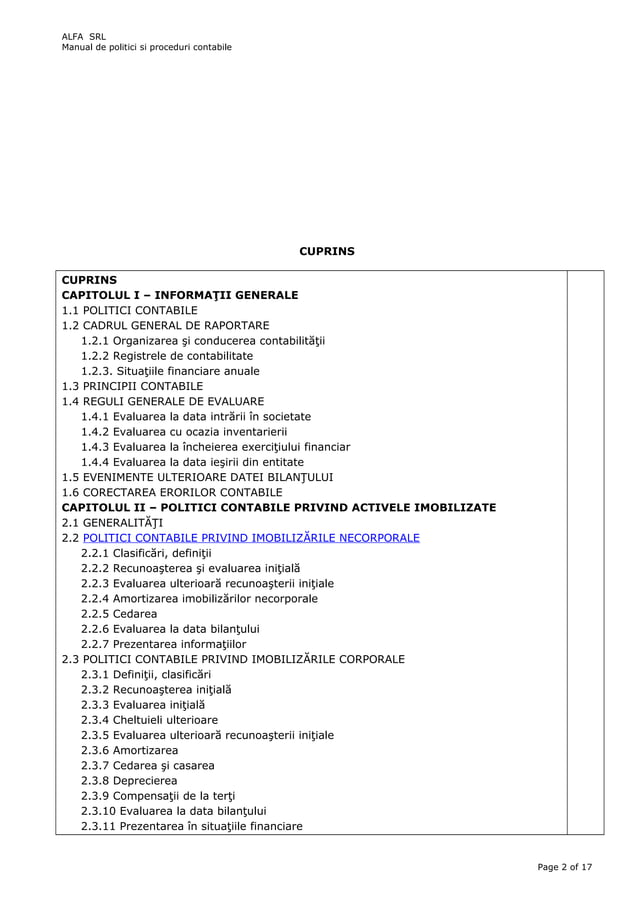 Manual politici-si-proceduri-contabile-sc-srl-schita | DOC