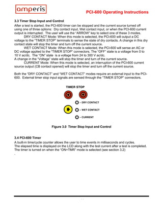 Manual Primary Current Injector PCI Amperis | PDF