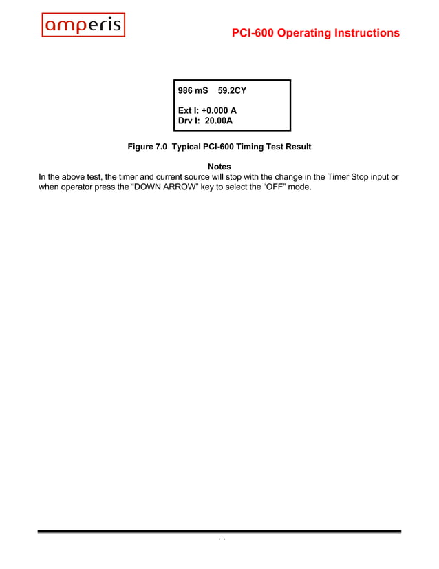 Manual Primary Current Injector PCI Amperis | PDF