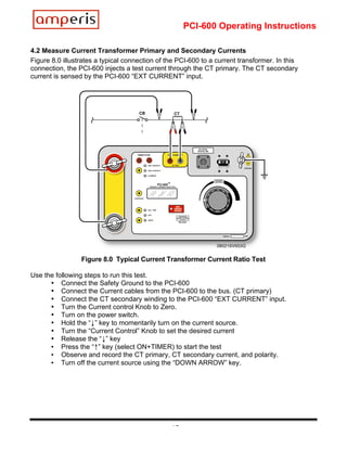 Manual Primary Current Injector PCI Amperis | PDF