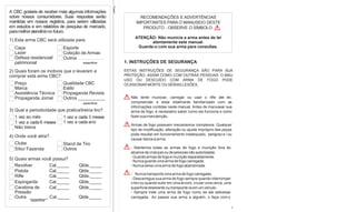 Manual do Rifle de Repetição da CBC 8122 | PPTX