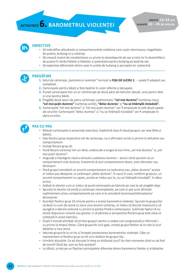 O clasa fara bullying - stratrgii de ]00 | PDF