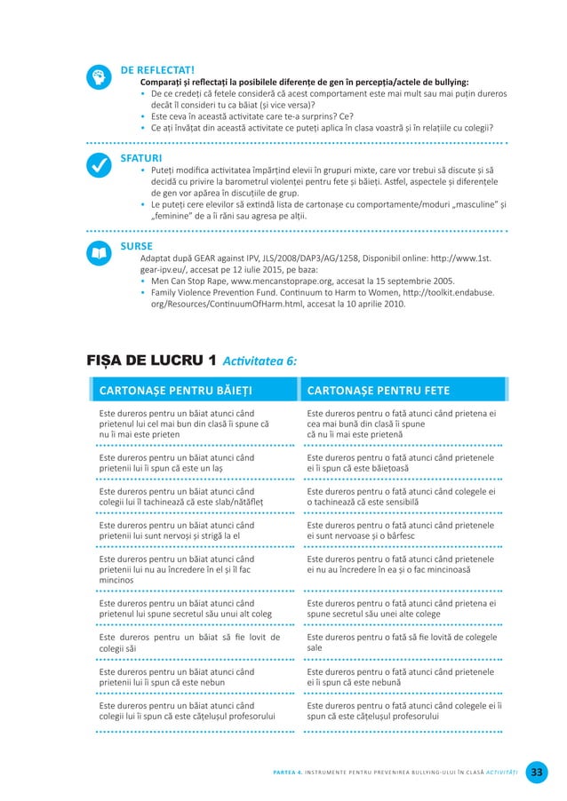 O clasa fara bullying - stratrgii de ]00 | PDF