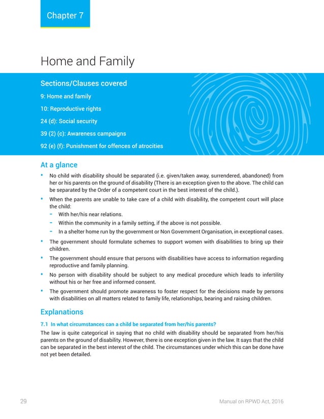 Manual on The Rights of Persons with Disabilities (RPWD) Act, 2016 | PDF