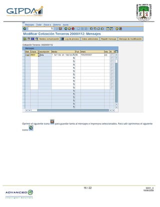 Tutorial SD SAP: Creación de Cotización [VA21] | PDF
