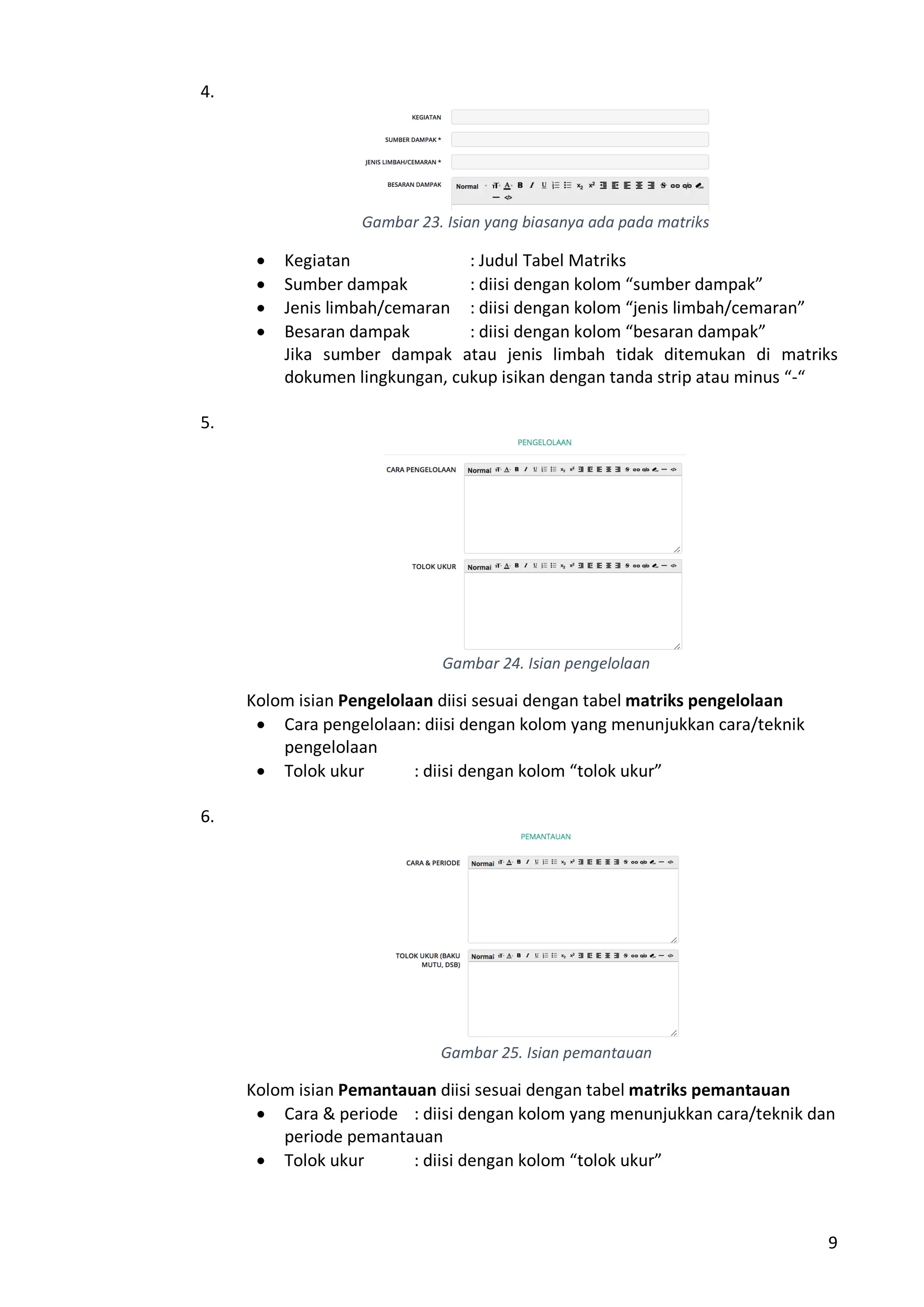 manual-simpel-dokling-pelaporan status ketaatan lingkungan | PDF