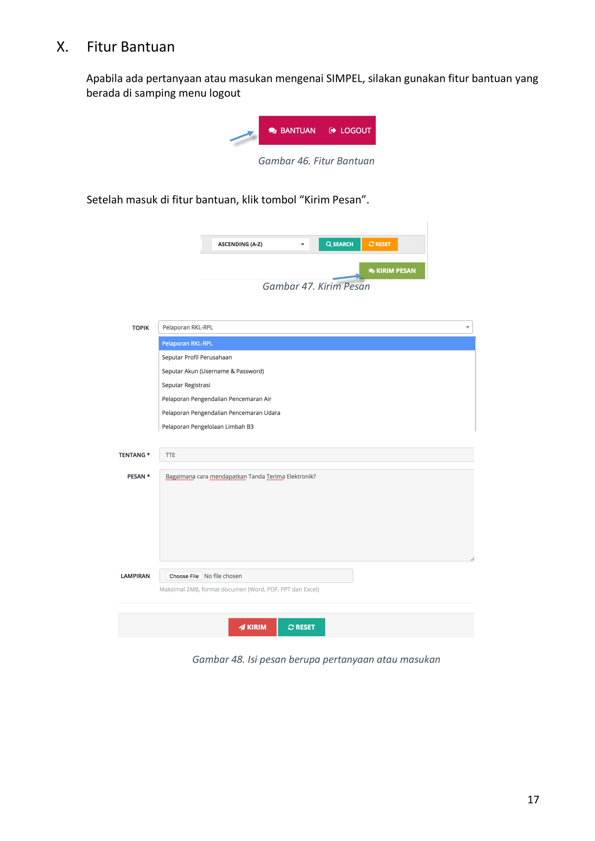 manual-simpel-dokling-pelaporan status ketaatan lingkungan | PDF