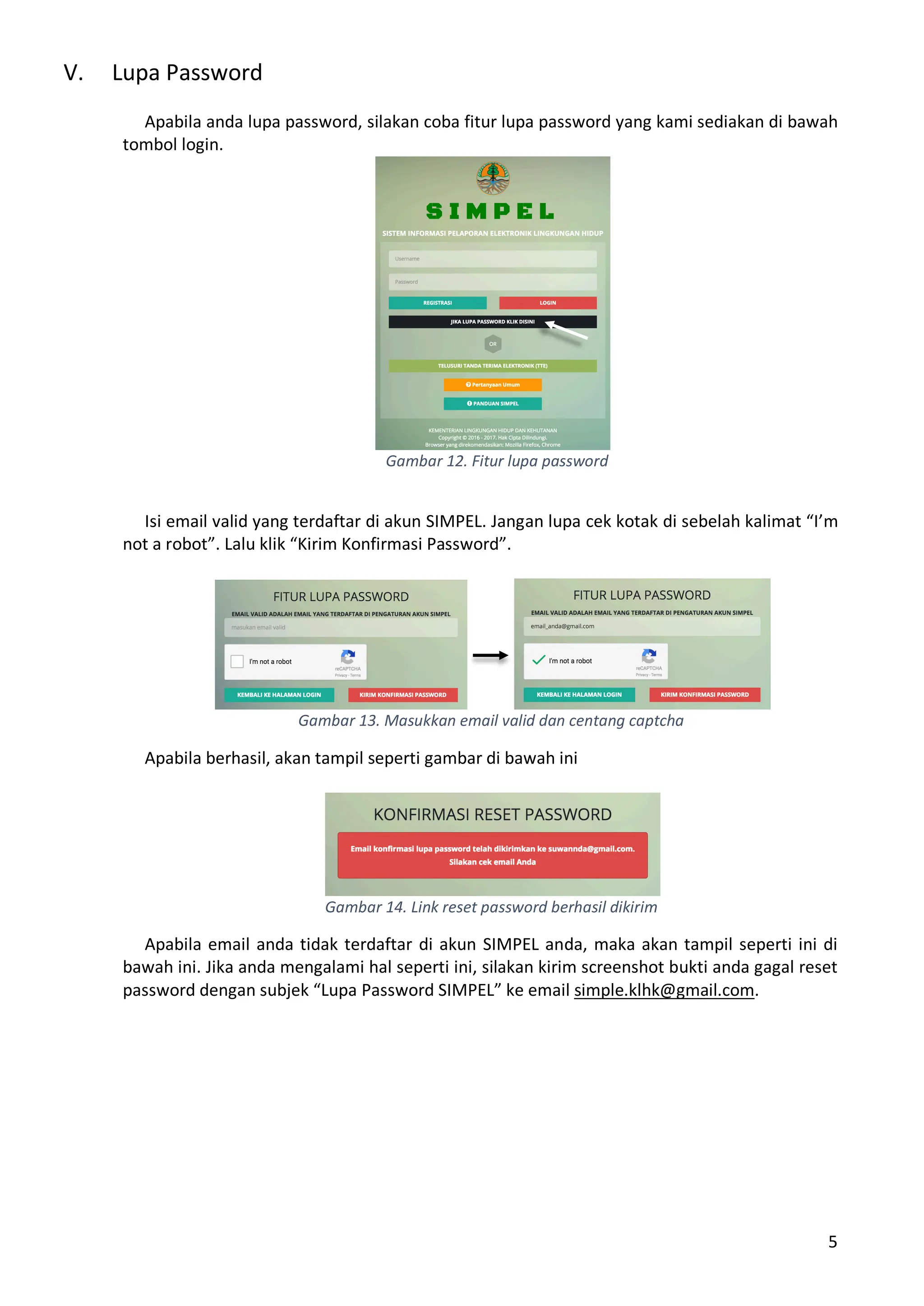 manual-simpel-dokling-pelaporan status ketaatan lingkungan | PDF