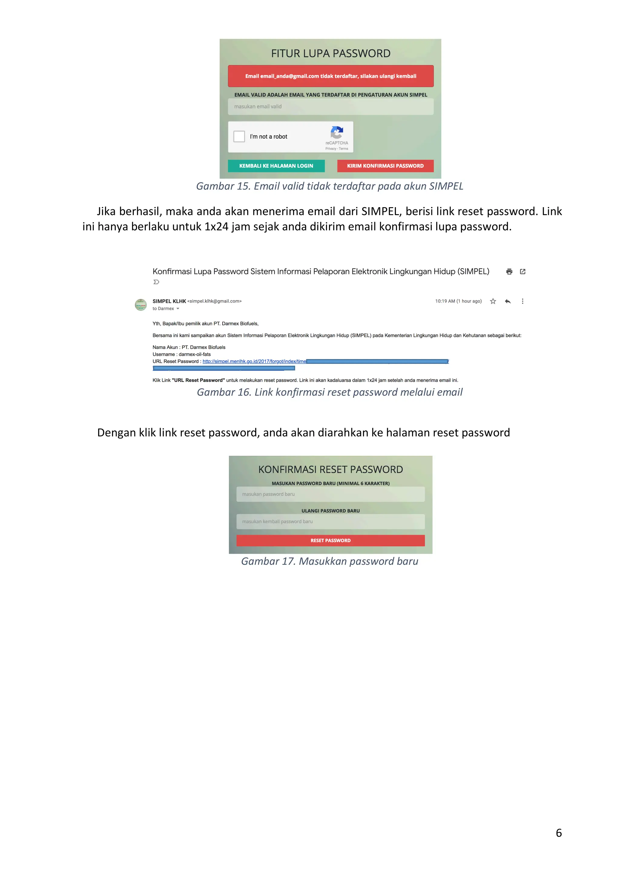manual-simpel-dokling-pelaporan status ketaatan lingkungan | PDF