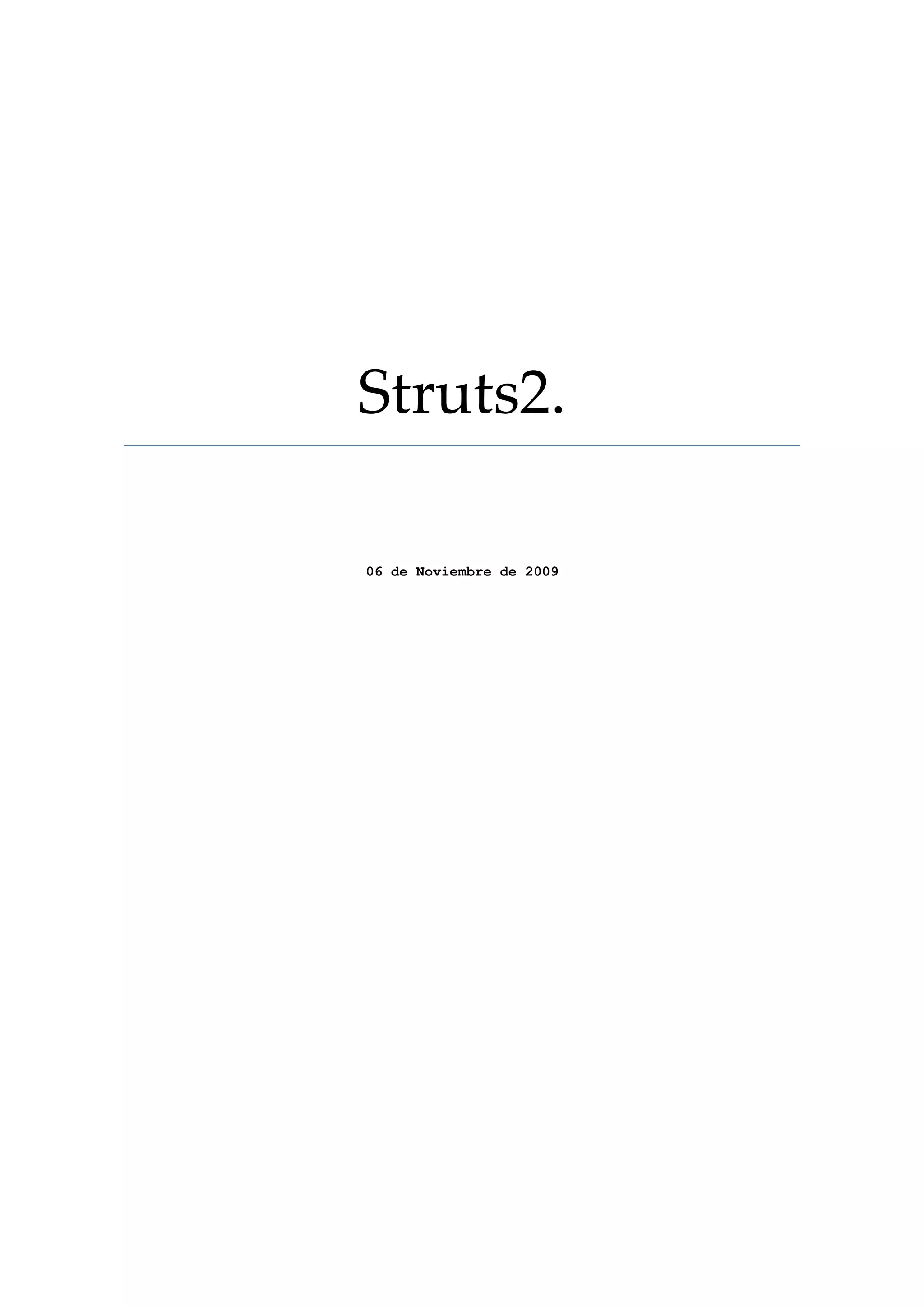 Manual struts2-espanol | PDF