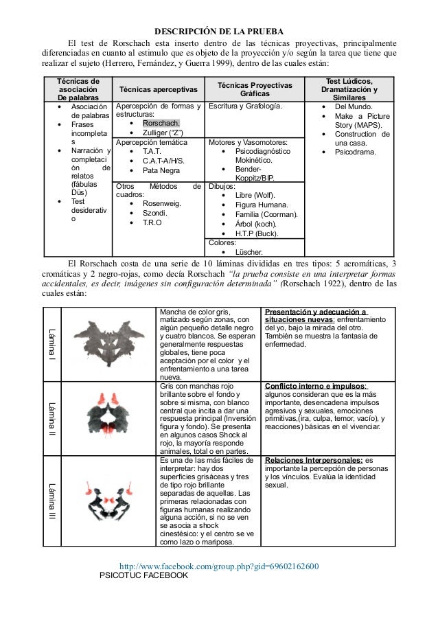 Manual test-de-rorschach
