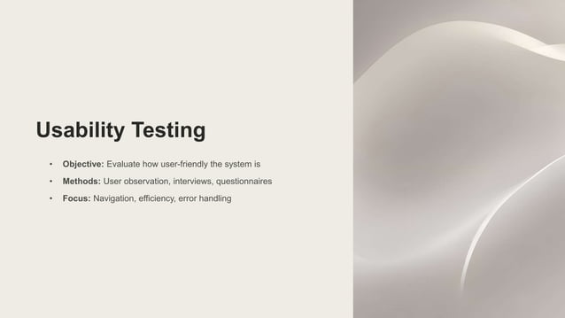 Manual Testing Types Used in Software Testing | PPT