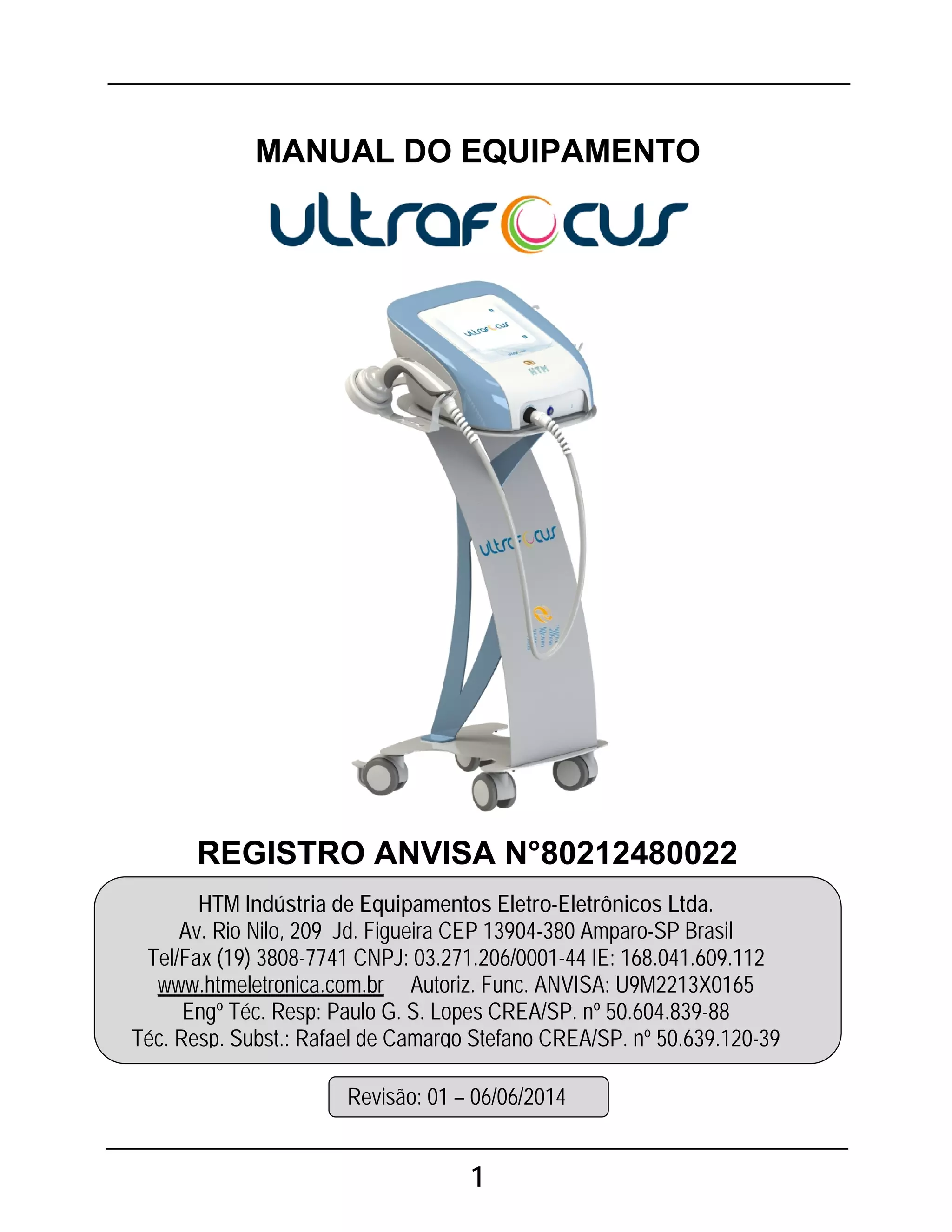 Ultrafocus Aparelho De Ultrassom Focalizado Hifu Htm – MUCMV