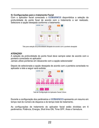 Manual Ultrassom Focalizado Ultrafocus HTM | PDF